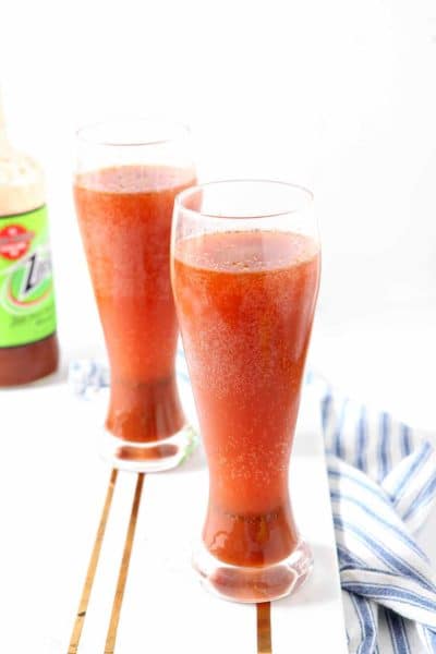 Spicy Bloody Mary with Beer (aka Bloody Beer / Red Beer)