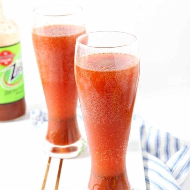 Spicy Bloody Mary with Beer (aka Bloody Beer / Red Beer)