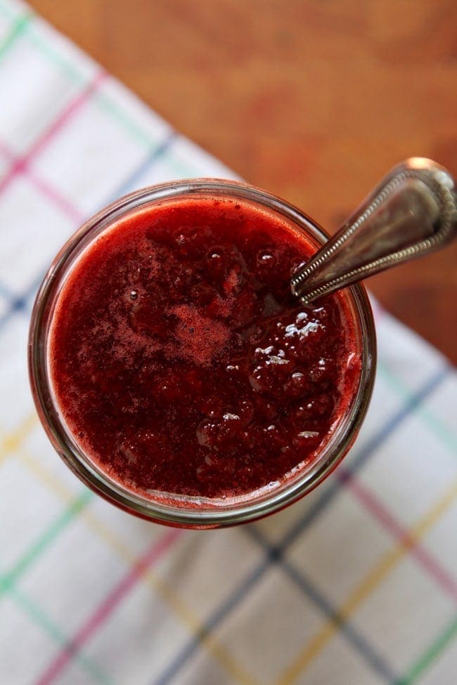 Strawberry Syrup // The Speckled Palate