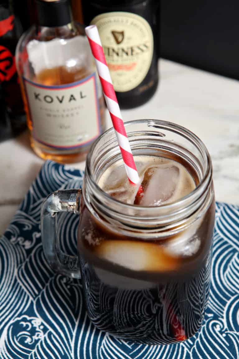 Guinness Cold Brew Coffee recipe with Irish Whiskey