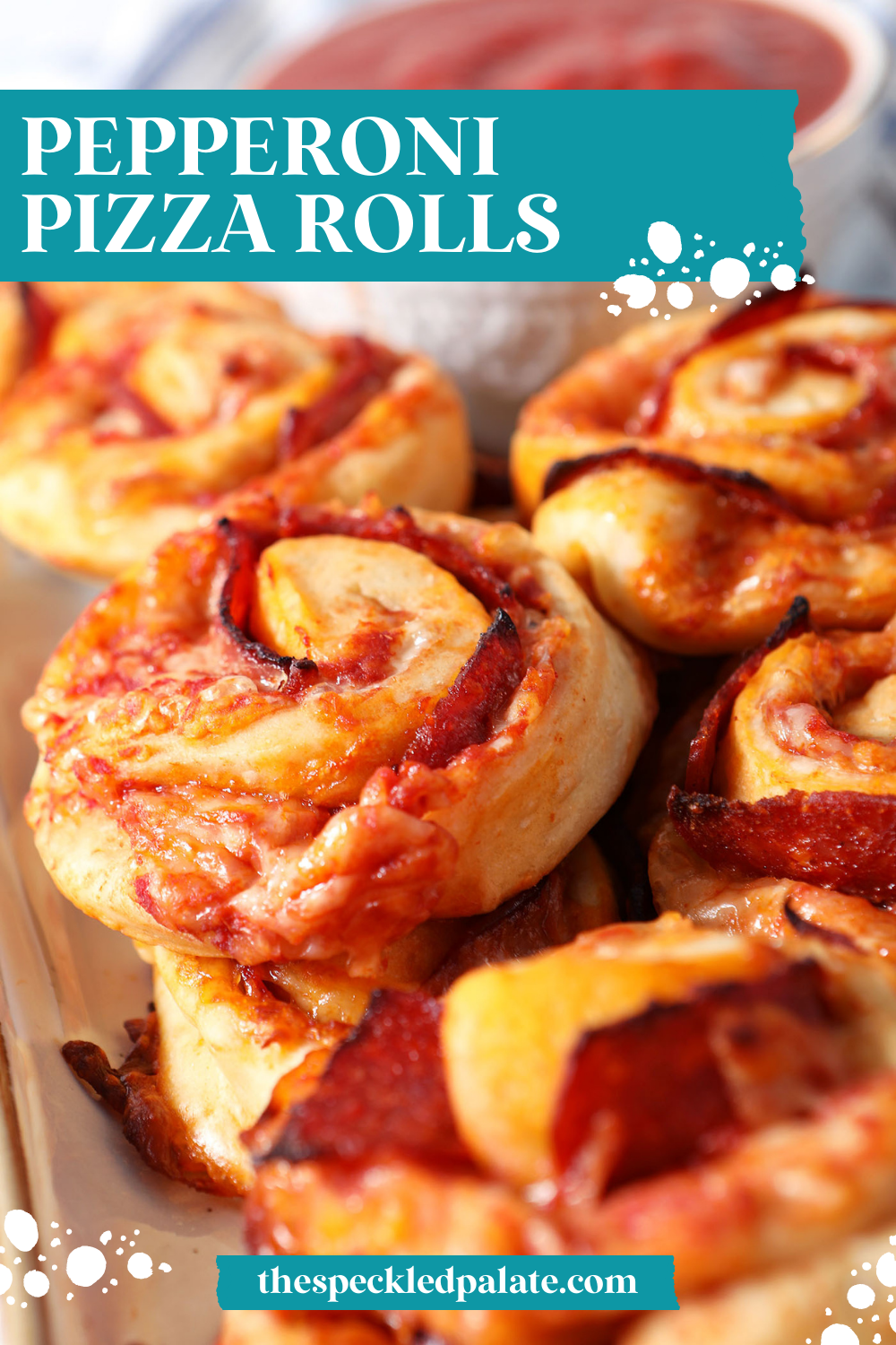 How to make Pepperoni Pizza Rolls - The Speckled Palate