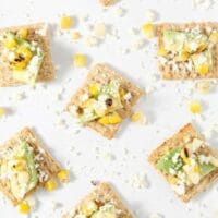 How to make Cotija Corn Avocado TRISCUIT Cracker Appetizer