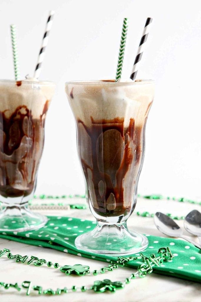 Mint Chip Guinness Floats // The Speckled Palate