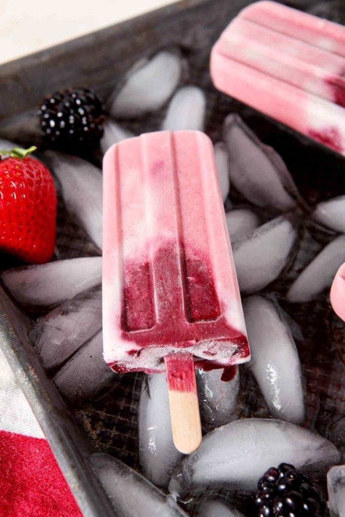 Patriotic Paleo Popsicles are the PERFECT sweet for the summer!