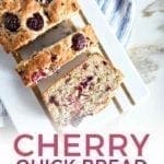 Fresh Cherry Quick Bread for the Summertime!