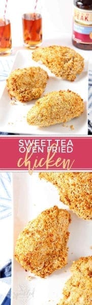 Sweet Tea Oven Fried Chicken with Gold Peak® Sweet Tea