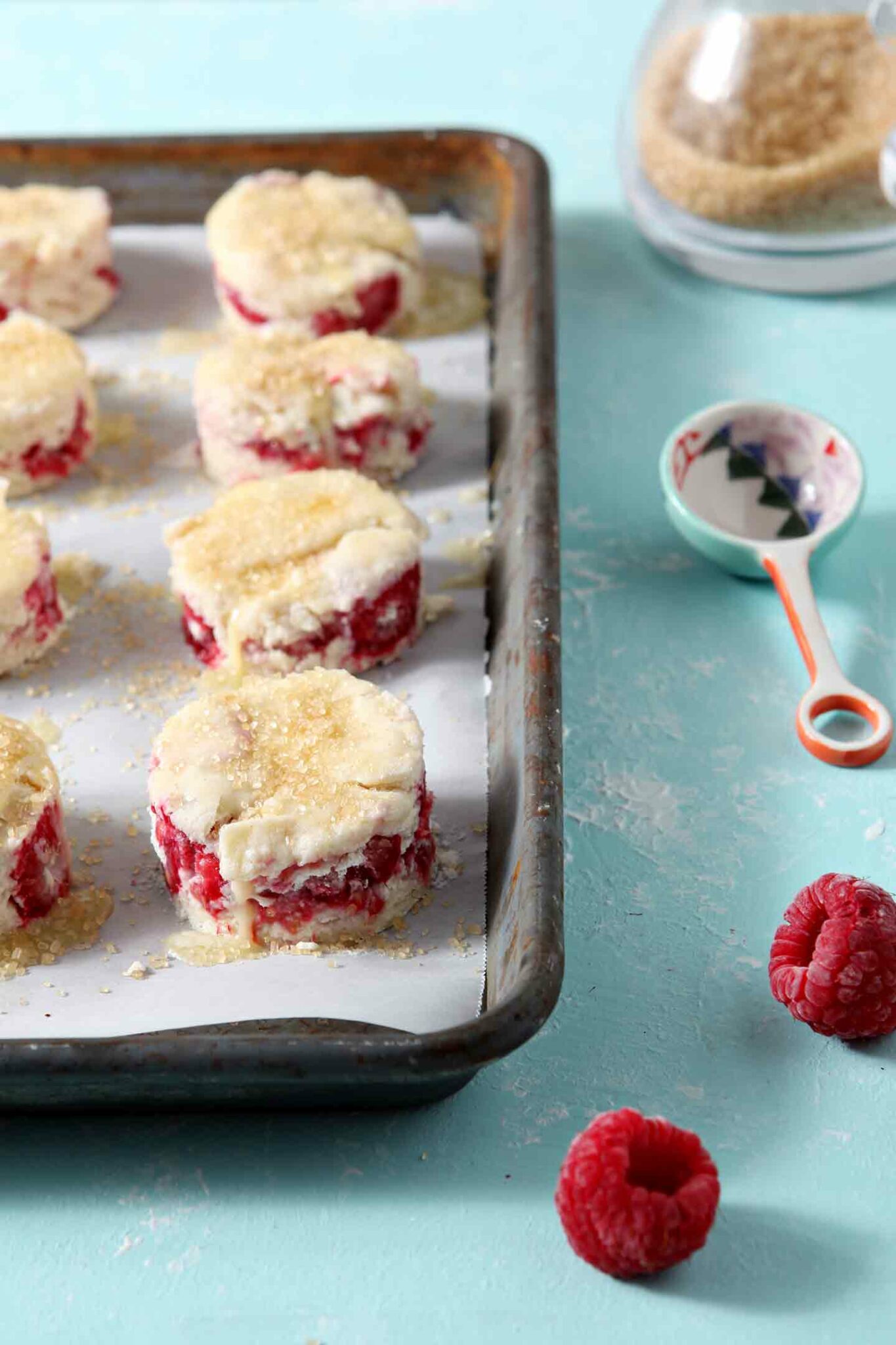 How to make Sweet Raspberry Shortcake Biscuits