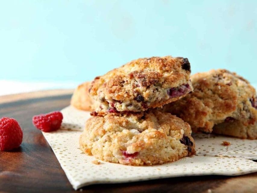 How to make Sweet Raspberry Shortcake Biscuits