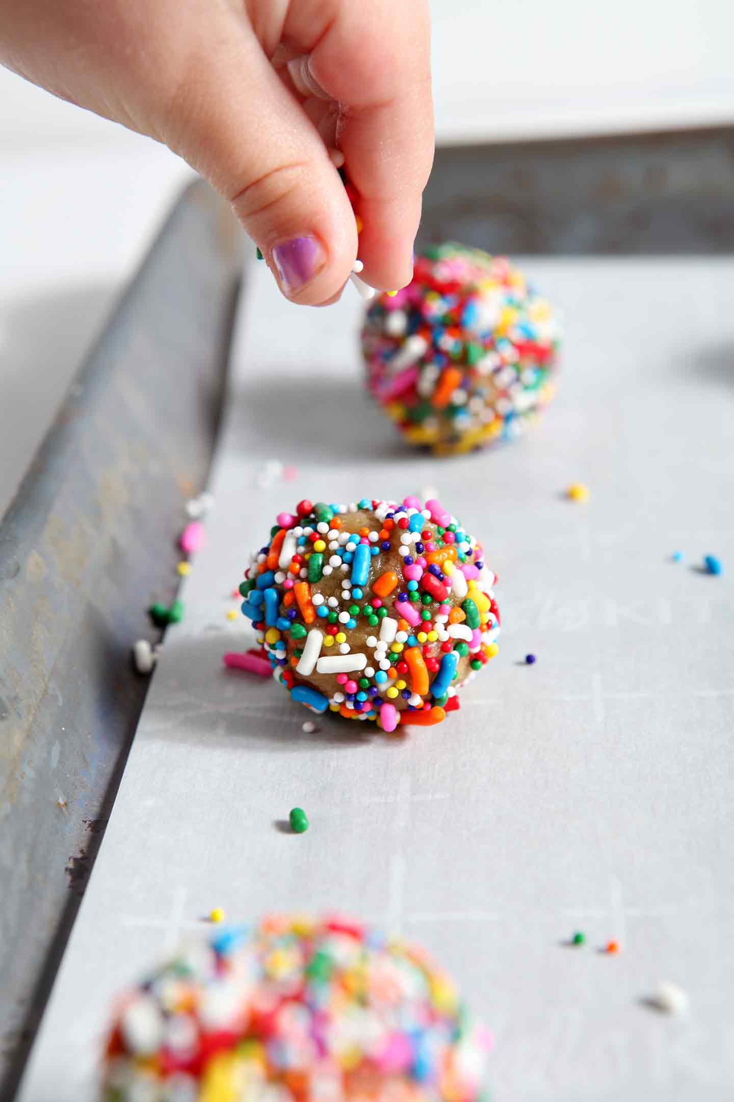 Homemade Funfetti Cookies | Confetti Cookies | Sprinkle Cookies