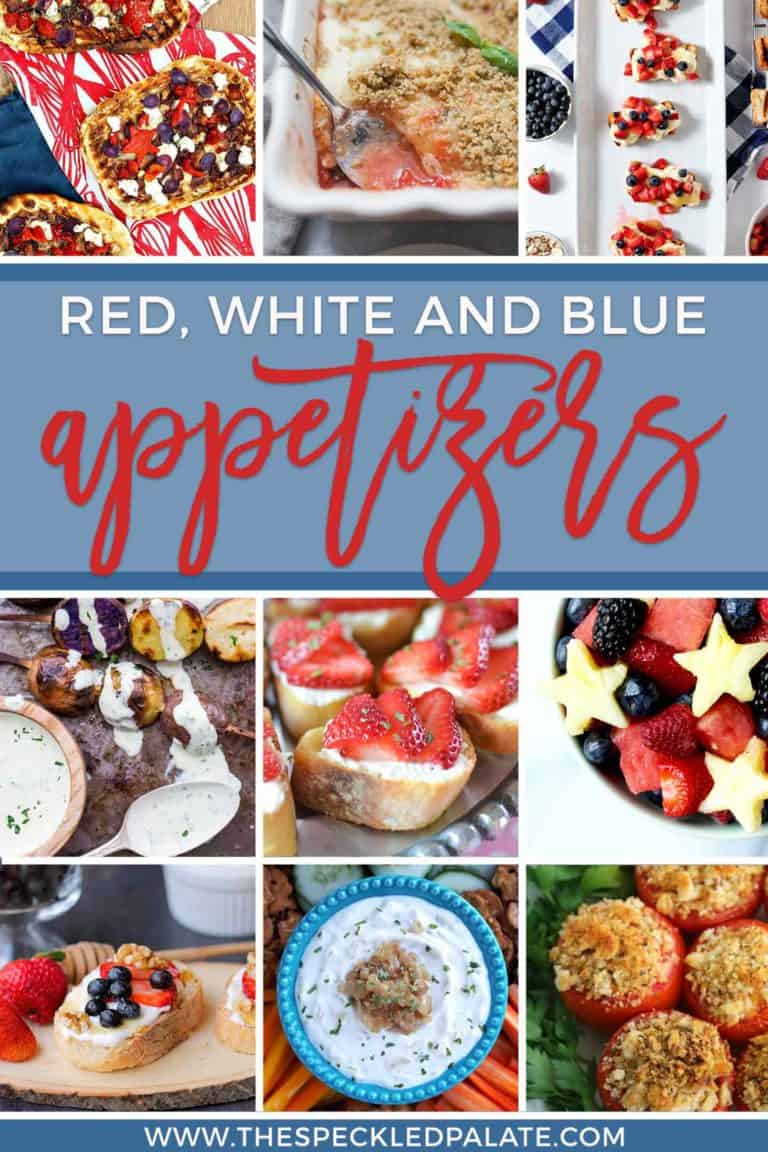 12 Patriotic Red, White and Blue Appetizers for July 4th