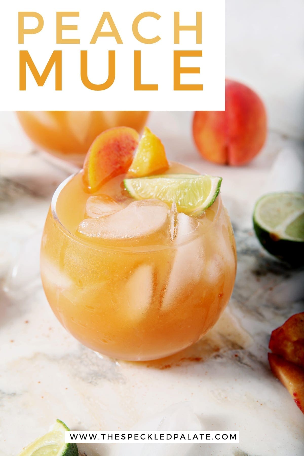How to make a Peach Moscow Mule (twist on a classic mule!)