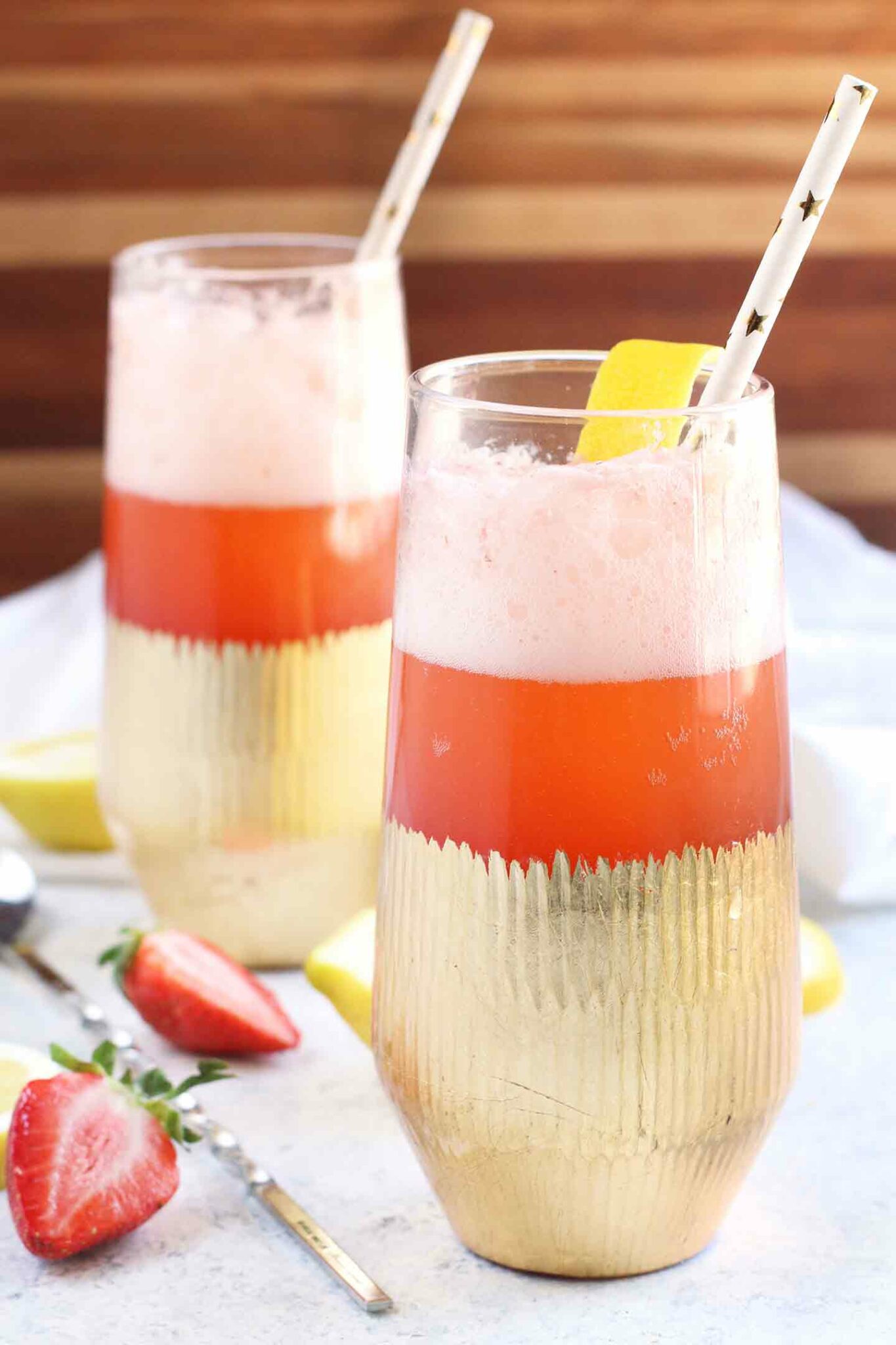How to make a Strawberry French Monaco Drink (Beer Cocktail)