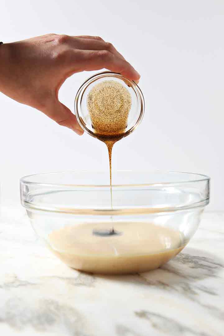 No Churn Mardi Gras King Cake Ice Cream | The Speckled Palate