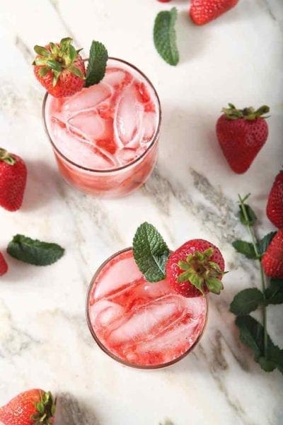 The BEST Strawberry Moscow Mule Recipe | The Speckled Palate
