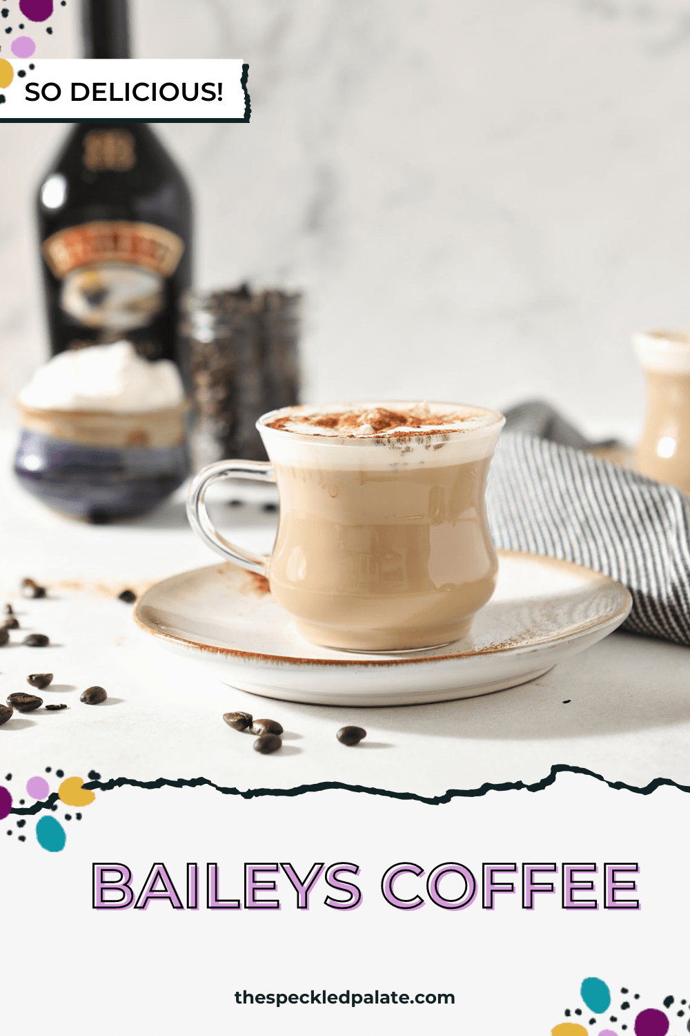 Easy 3-Ingredient Baileys Coffee (Irish Cream Coffee Drink)