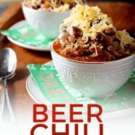 Easy Homemade Shiner Bock Beer Chili with Ground Beef