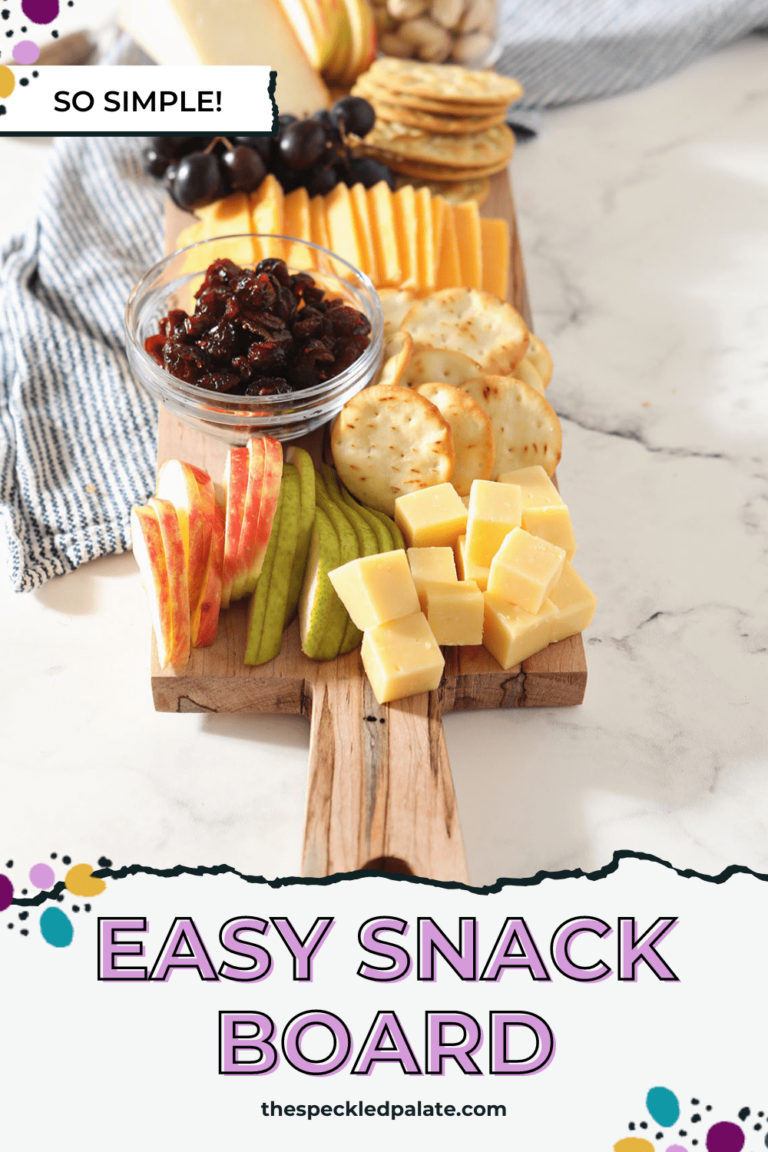 How to make an Easy Snack Board (Fruit and Cheese Board)