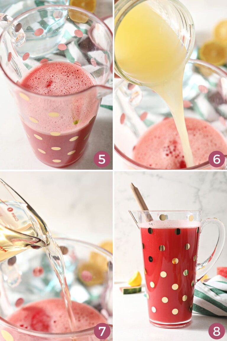 How to make Homemade Watermelon Lemonade (4 ingredients)