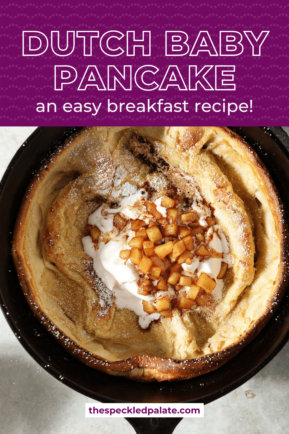 How to make a German Pancake (AKA Dutch Baby Pancake)
