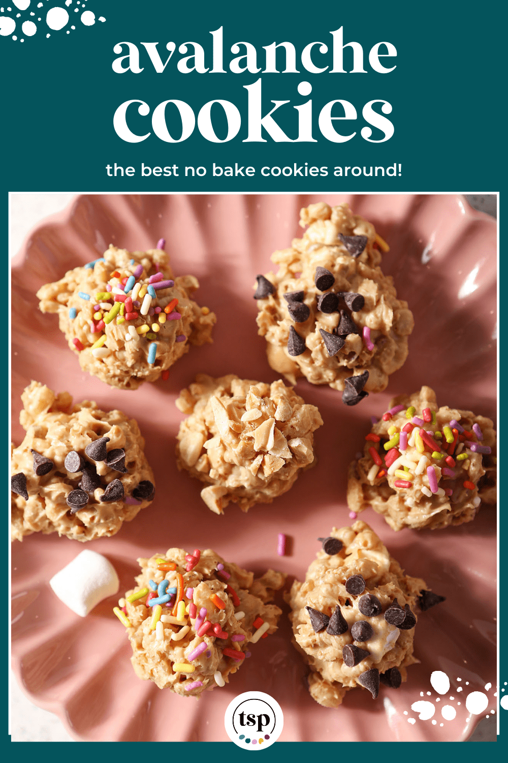 How to make the BEST No Bake Avalanche Cookies - The Speckled Palate