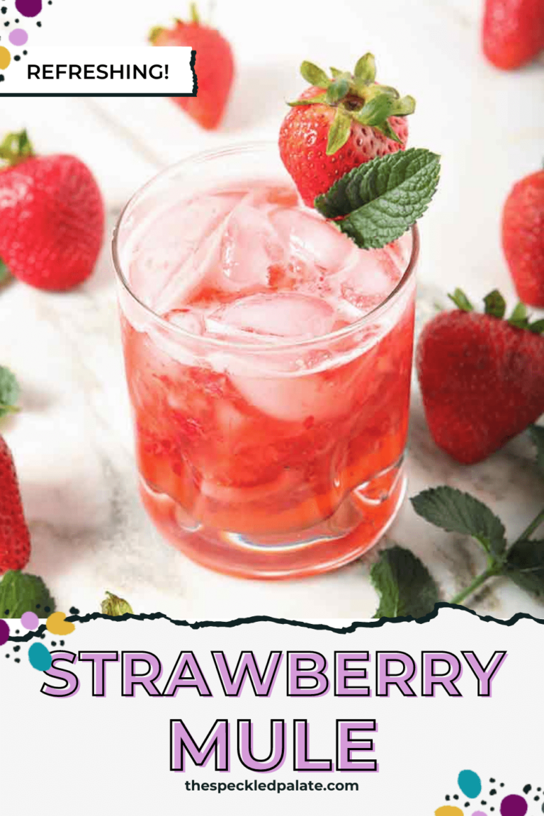 The BEST Strawberry Moscow Mule Recipe | The Speckled Palate