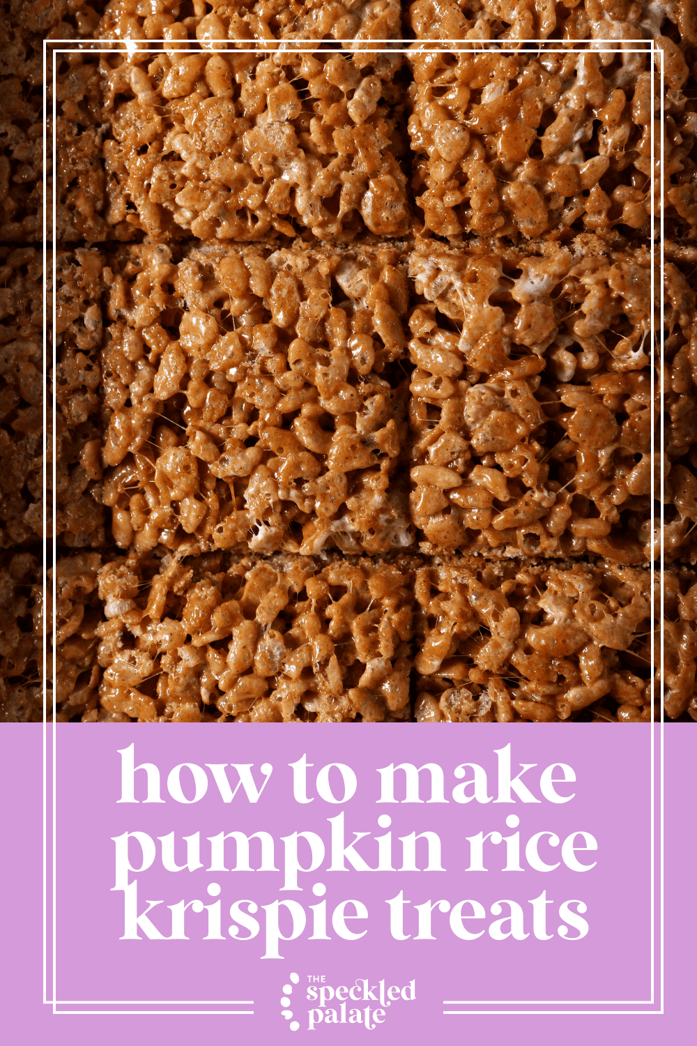 How to make Pumpkin Spice Rice Krispie Treats