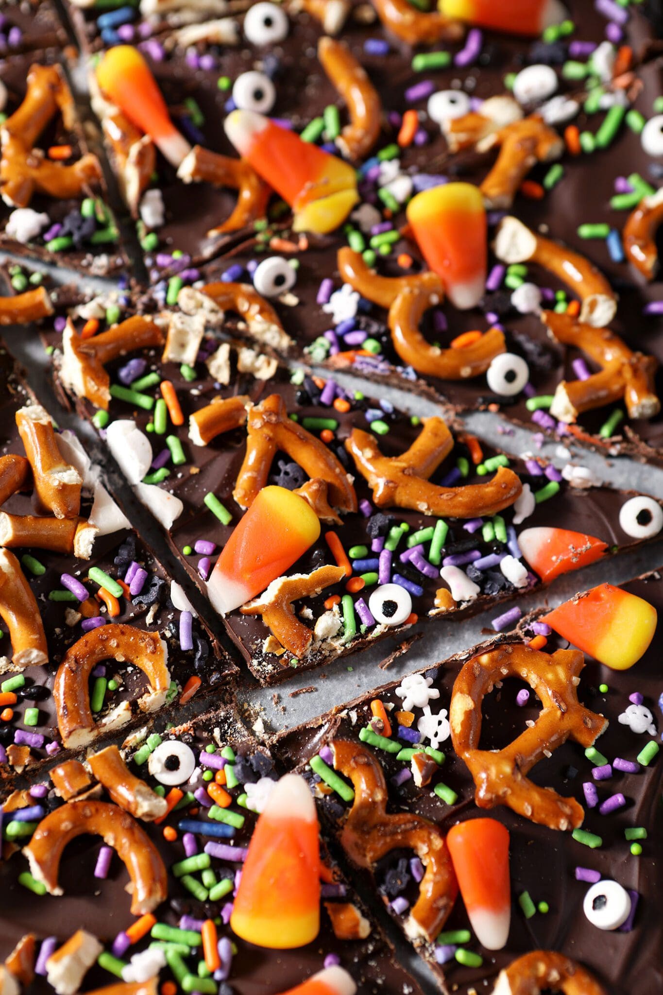 The BEST Sweet-and-Salty Halloween Bark - The Speckled Palate