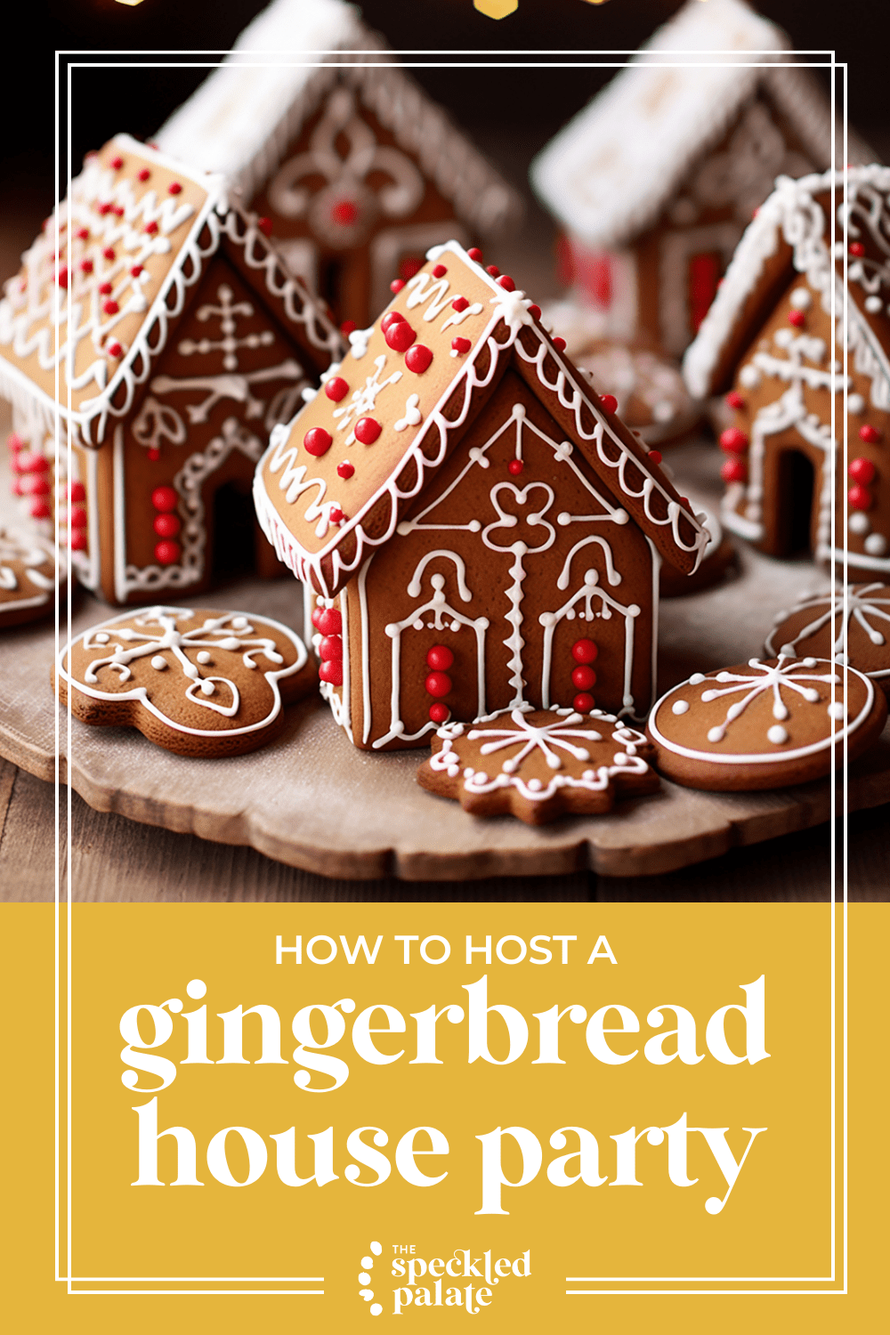 How to host a Gingerbread House Party - The Speckled Palate