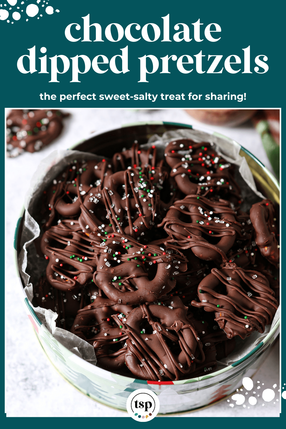 How to make Chocolate Dipped Pretzels for Christmas (and more!)