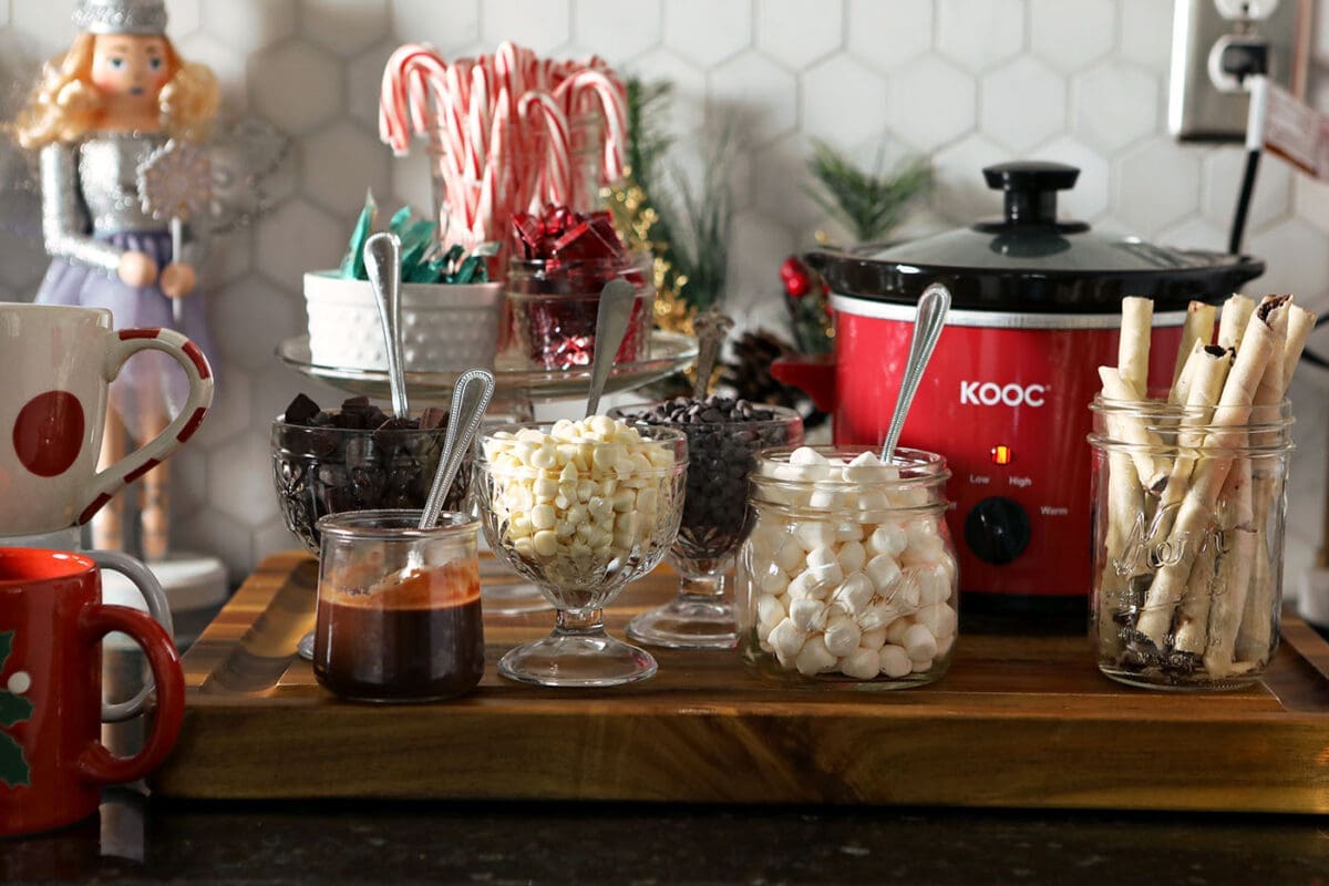 How to make a Hot Chocolate Bar (Easy Winter Party Idea!)