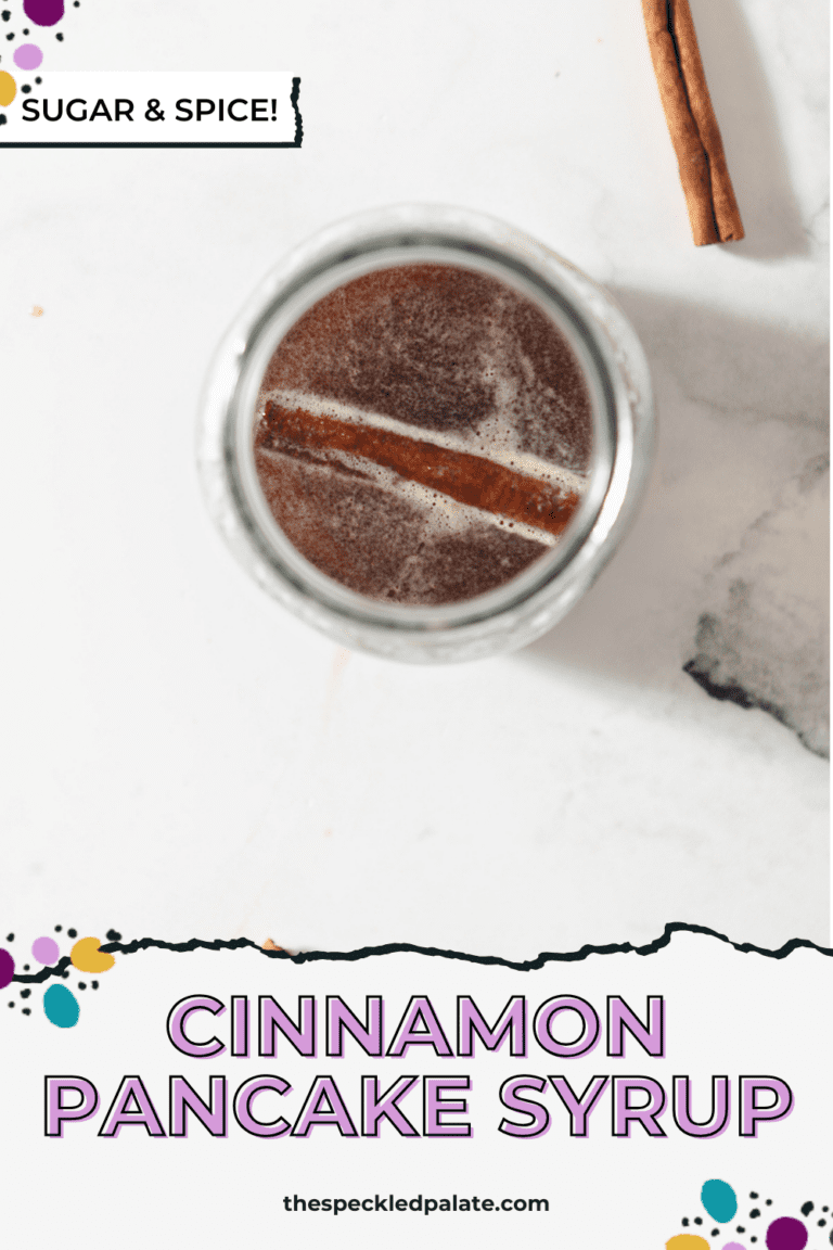 How to make Cinnamon Maple Syrup - The Speckled Palate