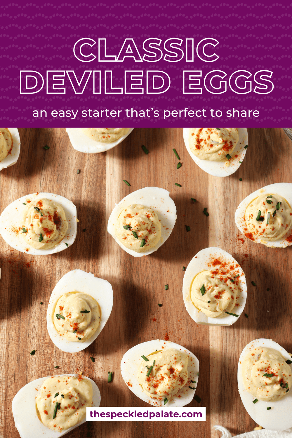 How to make Deviled Eggs with Relish - The Speckled Palate