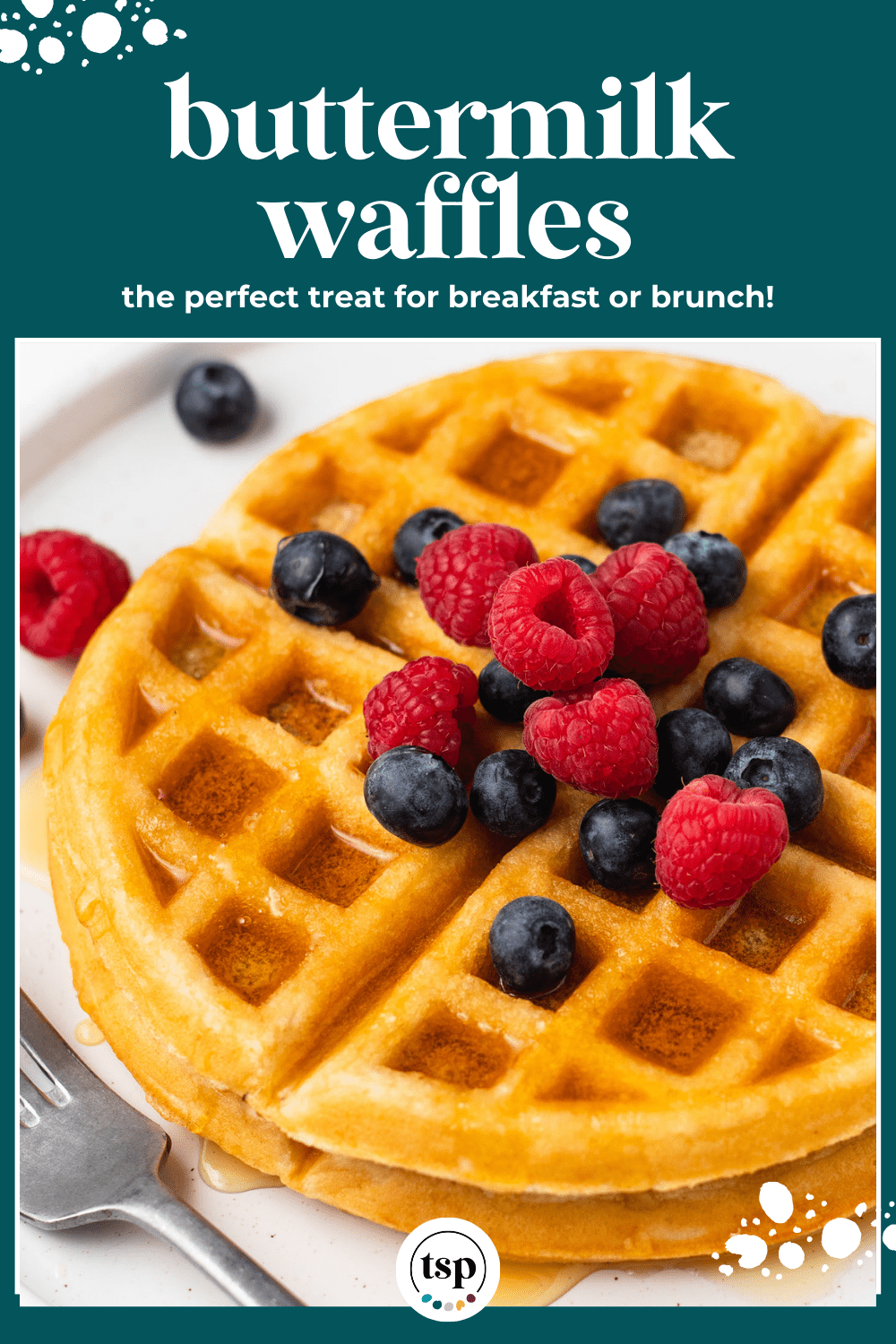 The BEST Buttermilk Waffles - The Speckled Palate