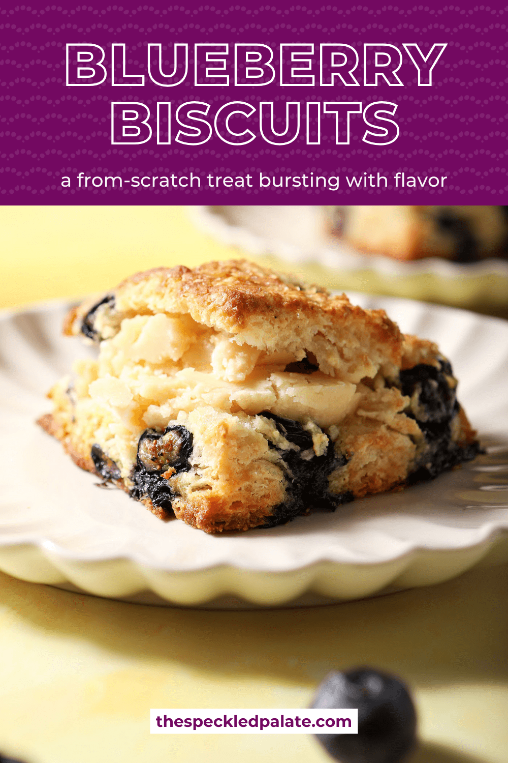 How to make Blueberry Biscuits - The Speckled Palate