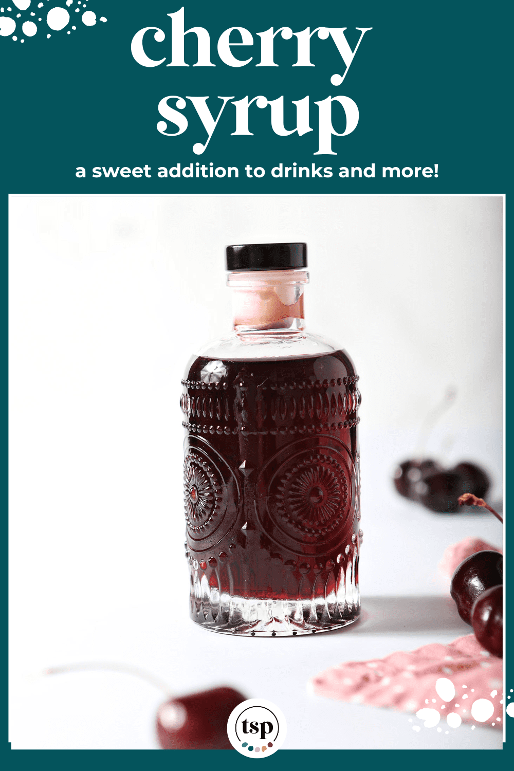 How to make homemade Cherry Syrup - The Speckled Palate
