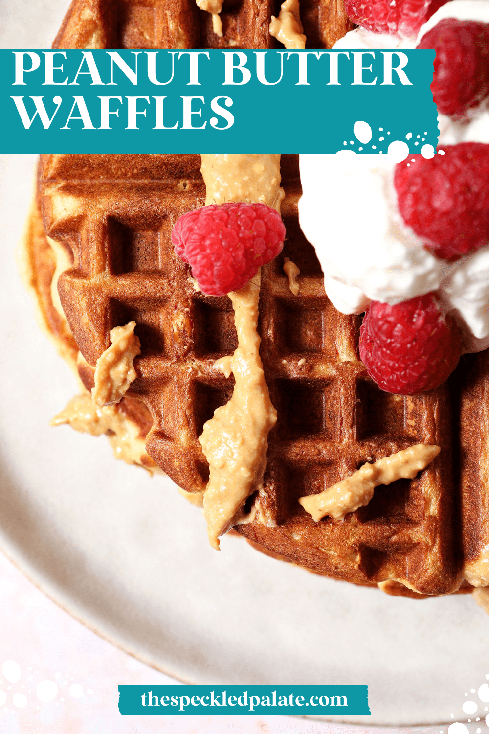 Peanut Butter Waffles | The Speckled Palate