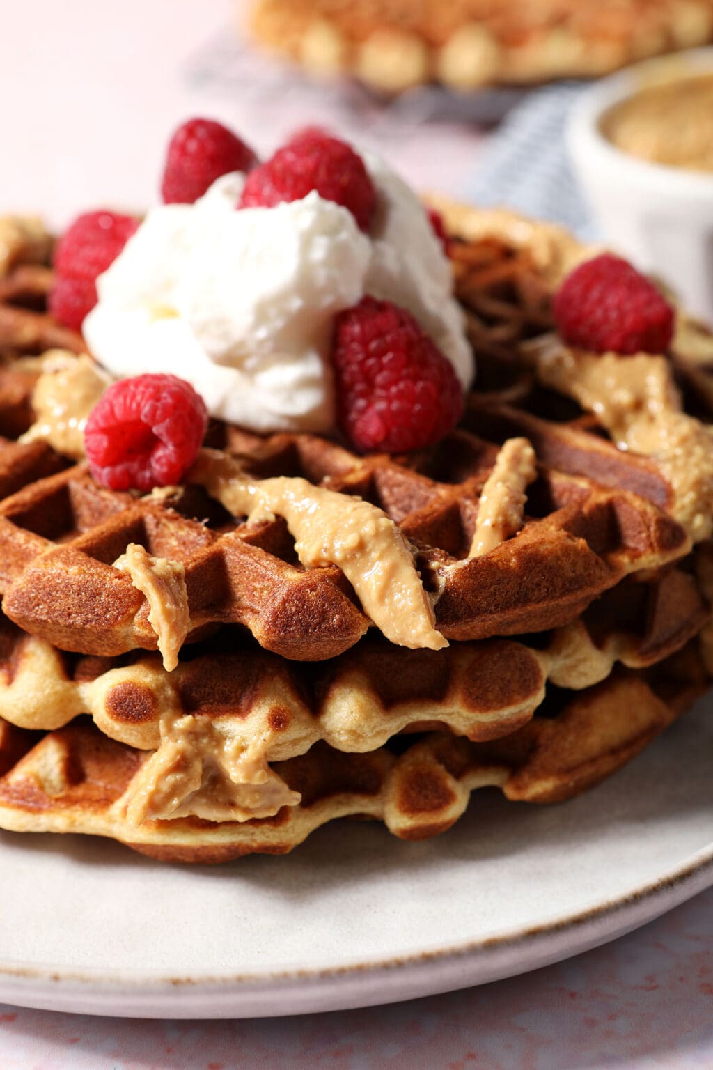 Peanut Butter Waffles | The Speckled Palate