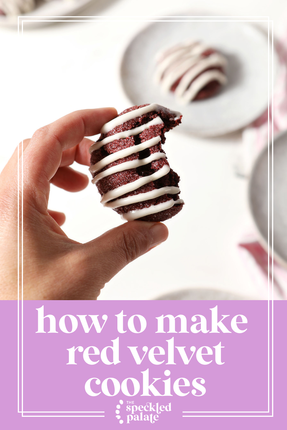 How to make homemade Red Velvet Cookies - The Speckled Palate