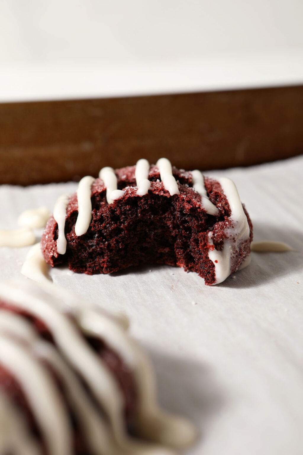 How to make homemade Red Velvet Cookies - The Speckled Palate