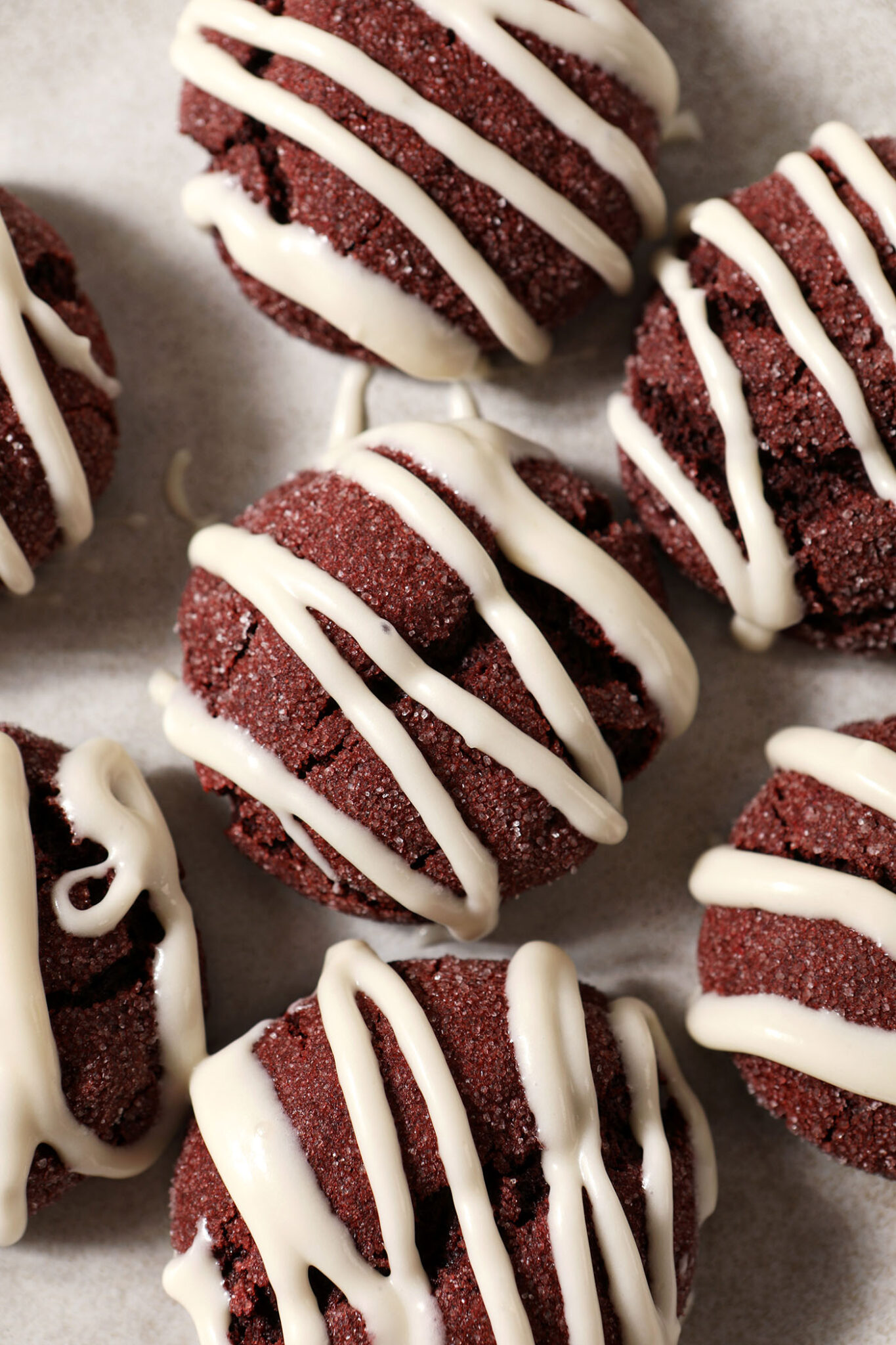 How to make homemade Red Velvet Cookies - The Speckled Palate