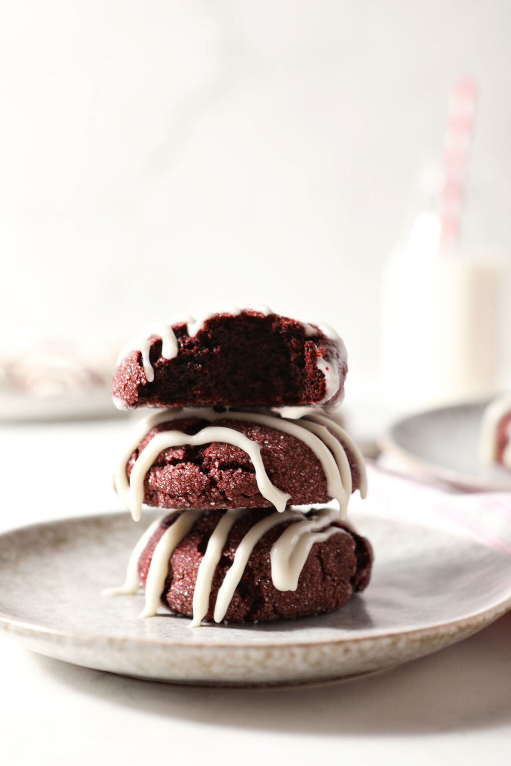 How to make homemade Red Velvet Cookies - The Speckled Palate