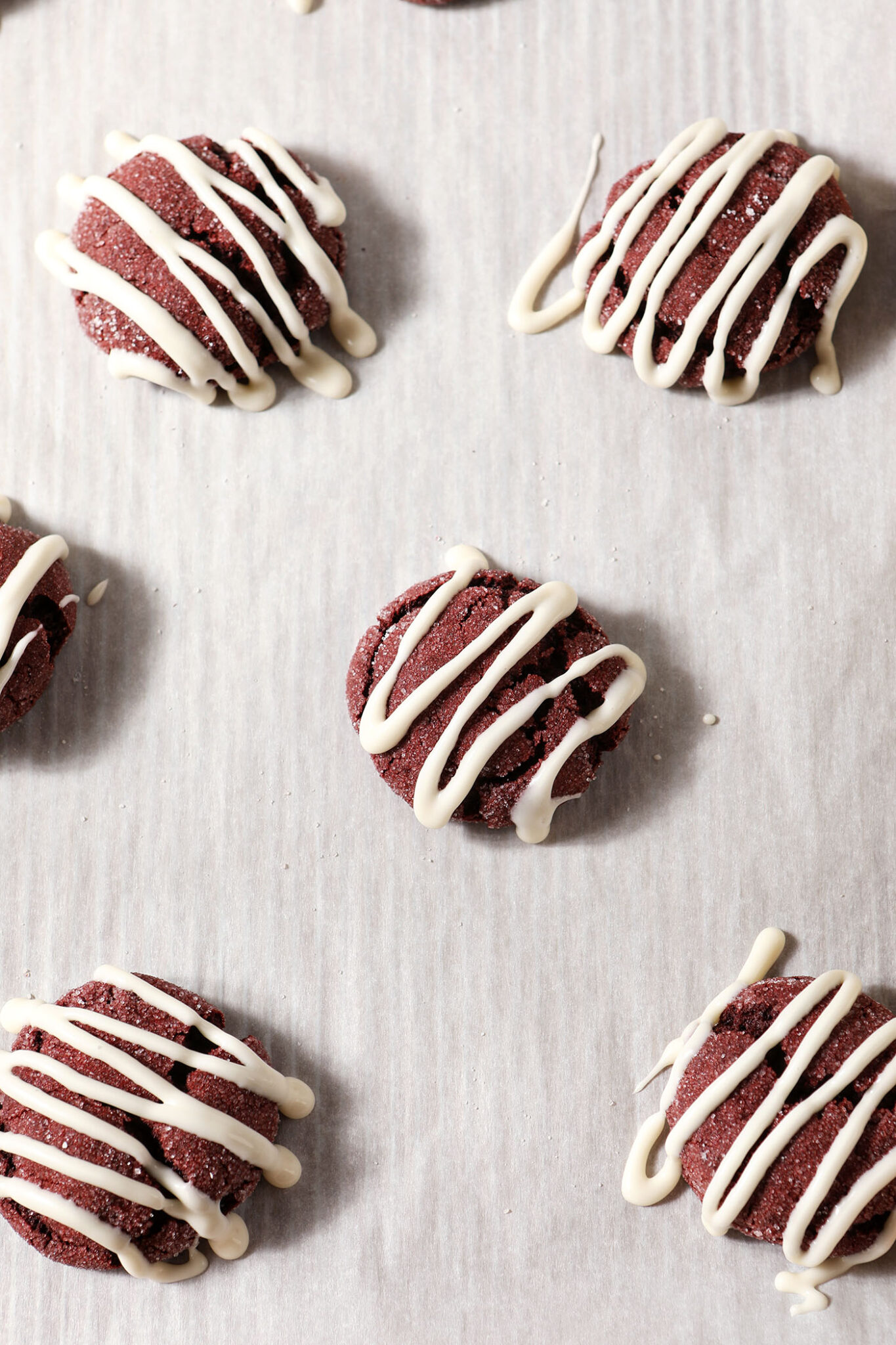 How to make homemade Red Velvet Cookies - The Speckled Palate