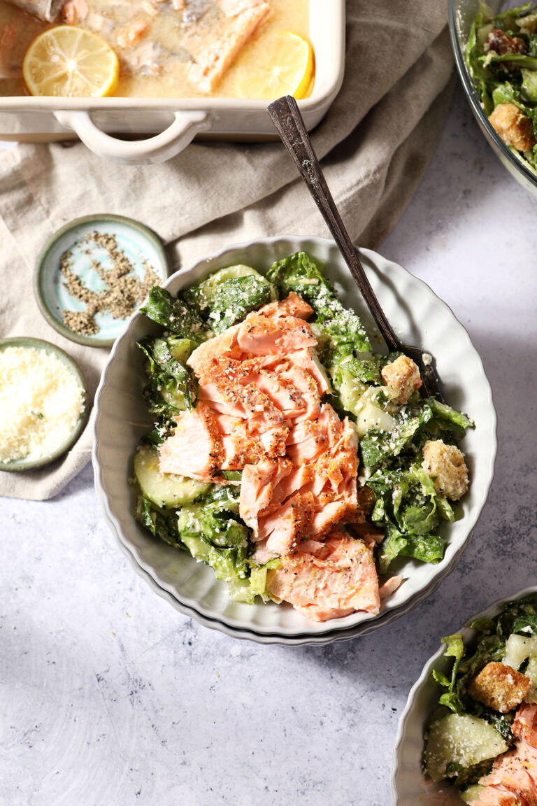 How to Oven Poach Salmon - The Speckled Palate