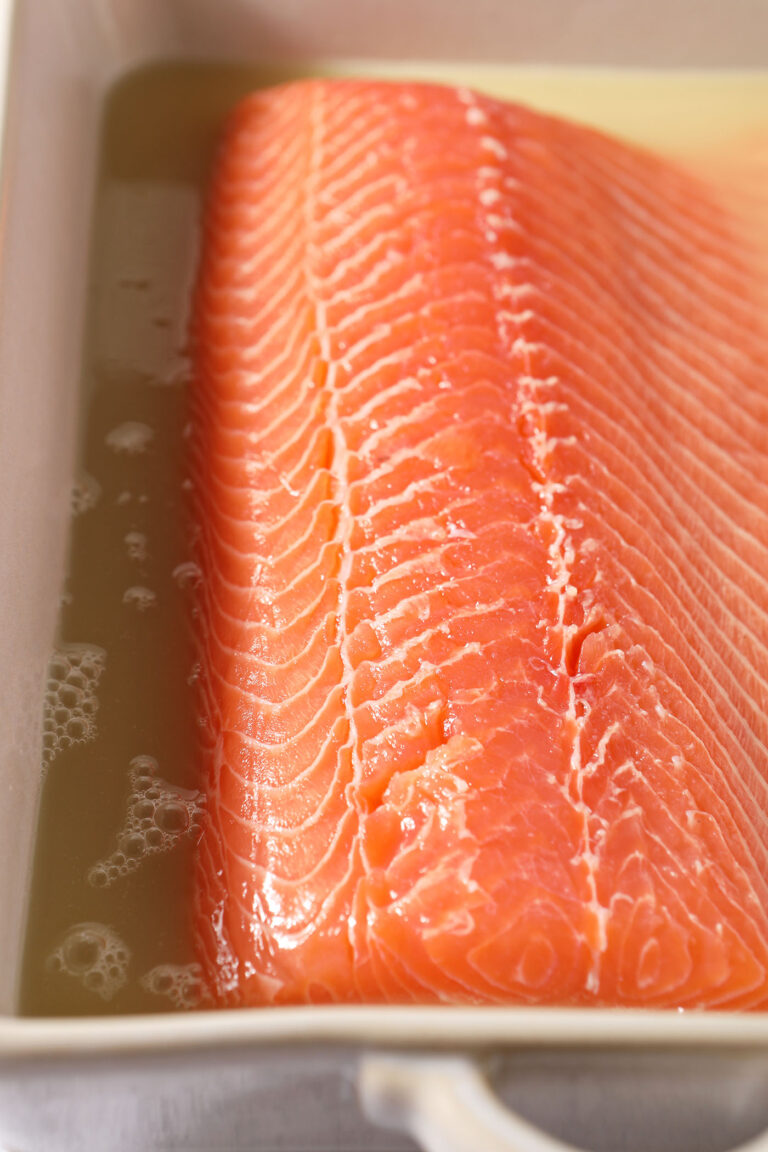 How to Oven Poach Salmon - The Speckled Palate