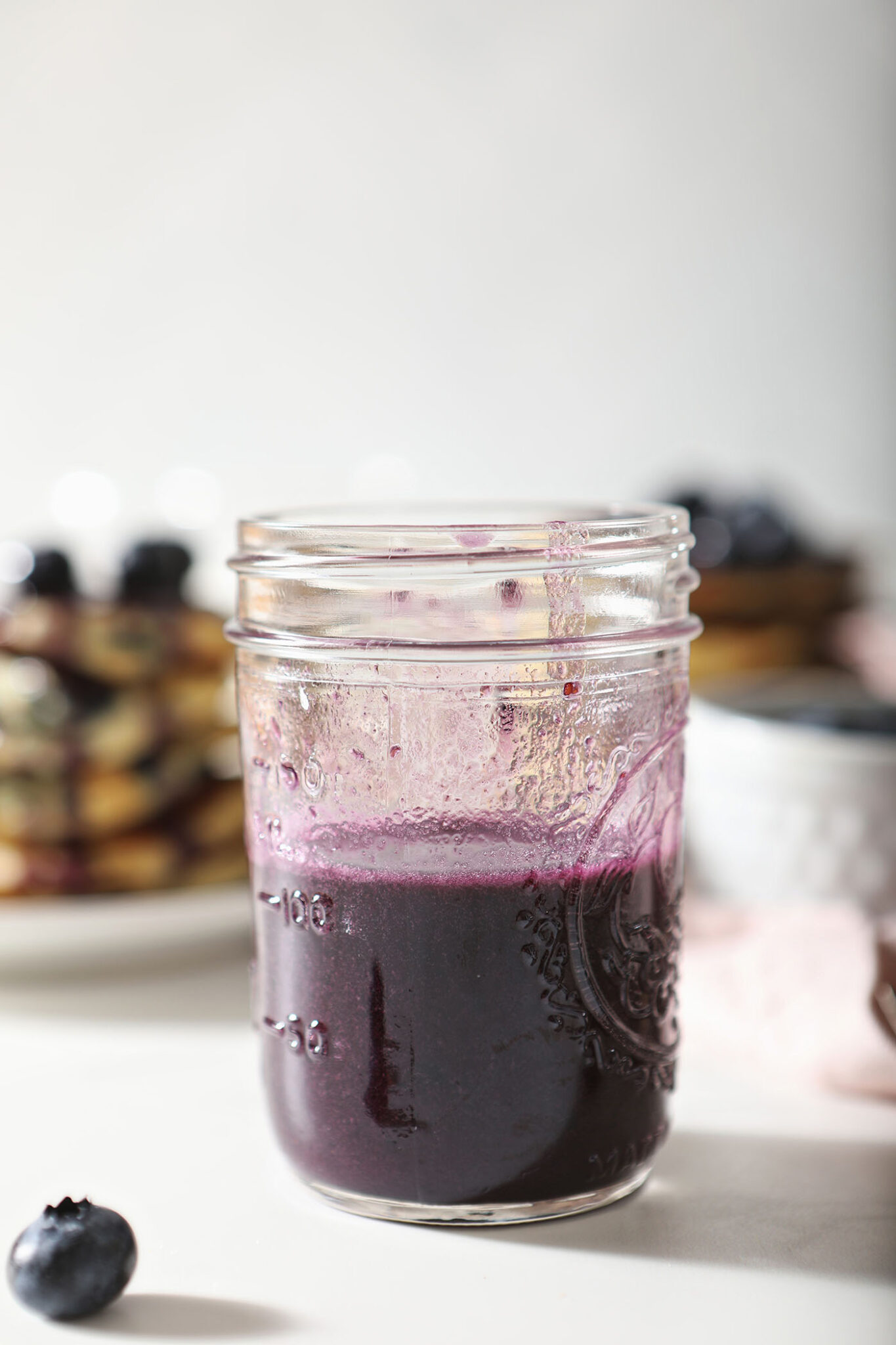 Blueberry Maple Syrup - The Speckled Palate