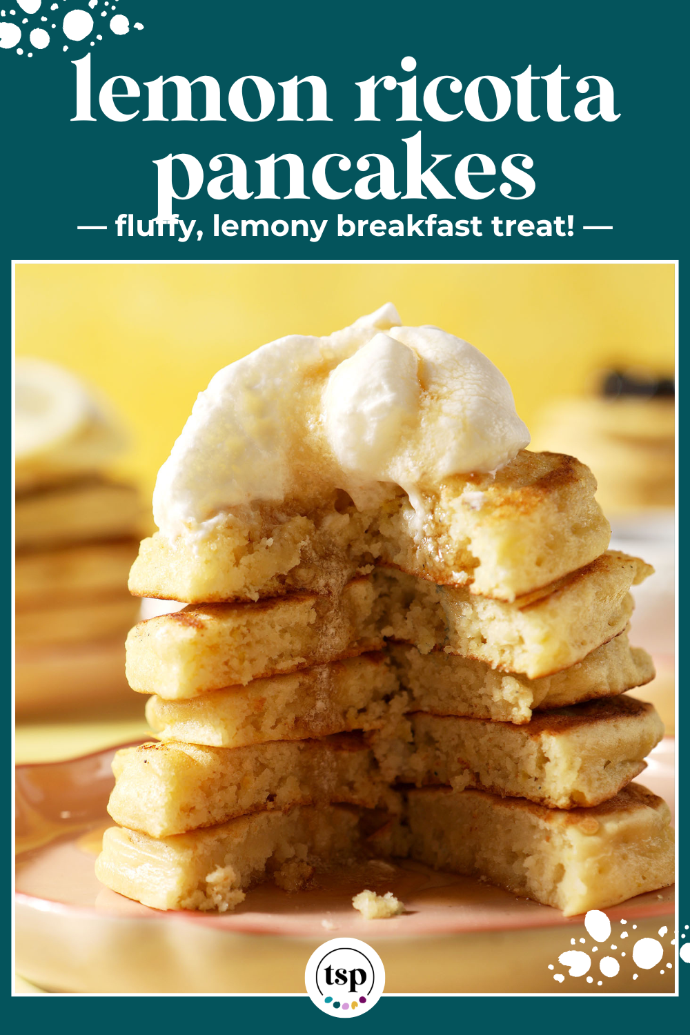 How to make Lemon Ricotta Pancakes - The Speckled Palate