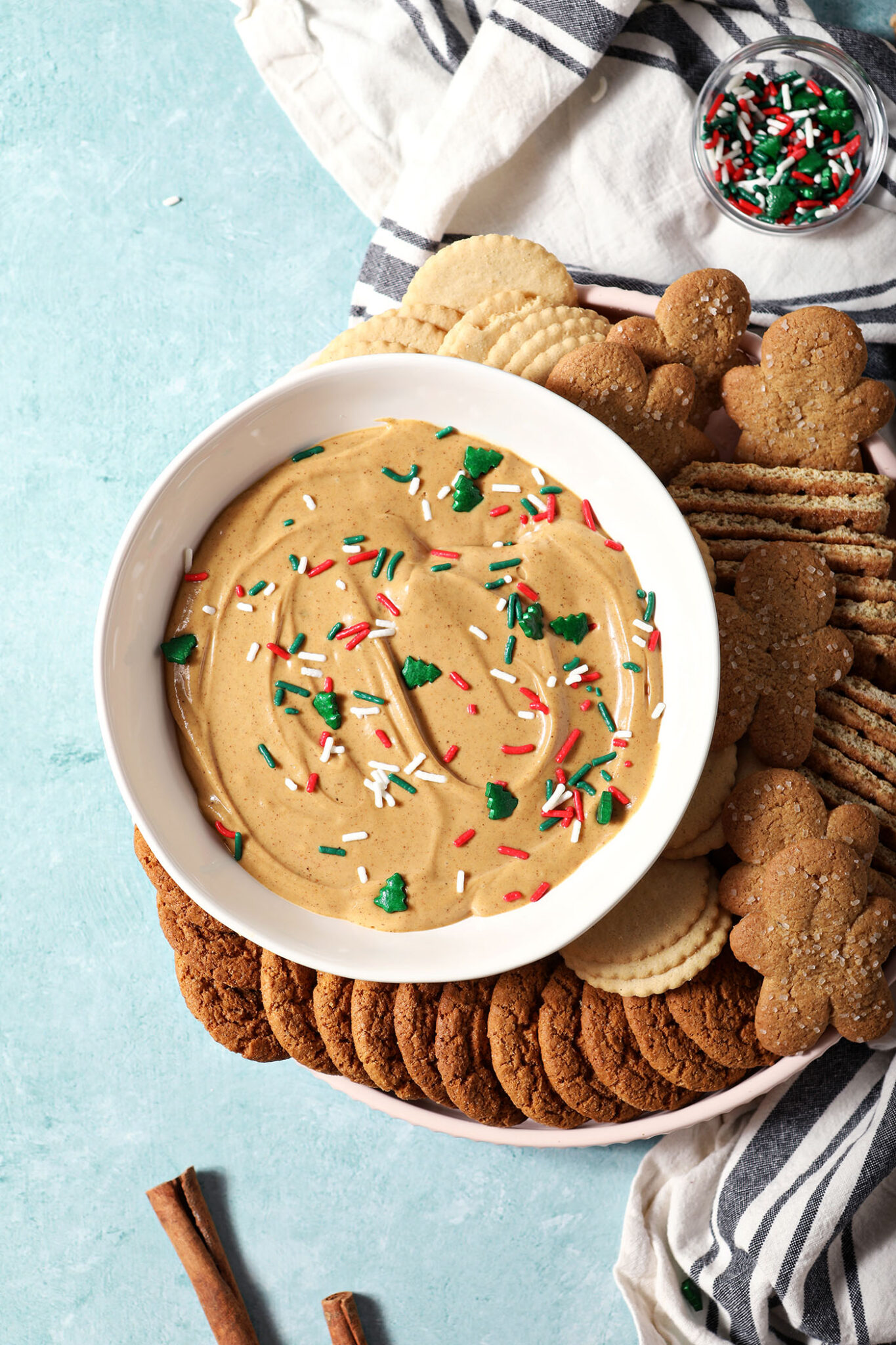 How to make Gingerbread Cheesecake Dip - The Speckled Palate