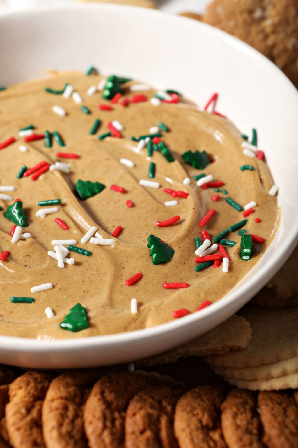 How to make Gingerbread Cheesecake Dip - The Speckled Palate